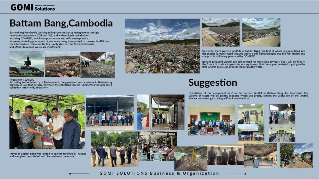 Cambodia projects – GOMI Solutions -Circulative and Sustainable Waste Treatment Solution – GOMIX